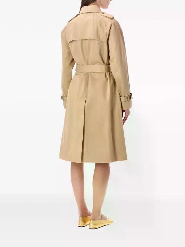 A.p.c. Double-breasted Belted Trench Coat