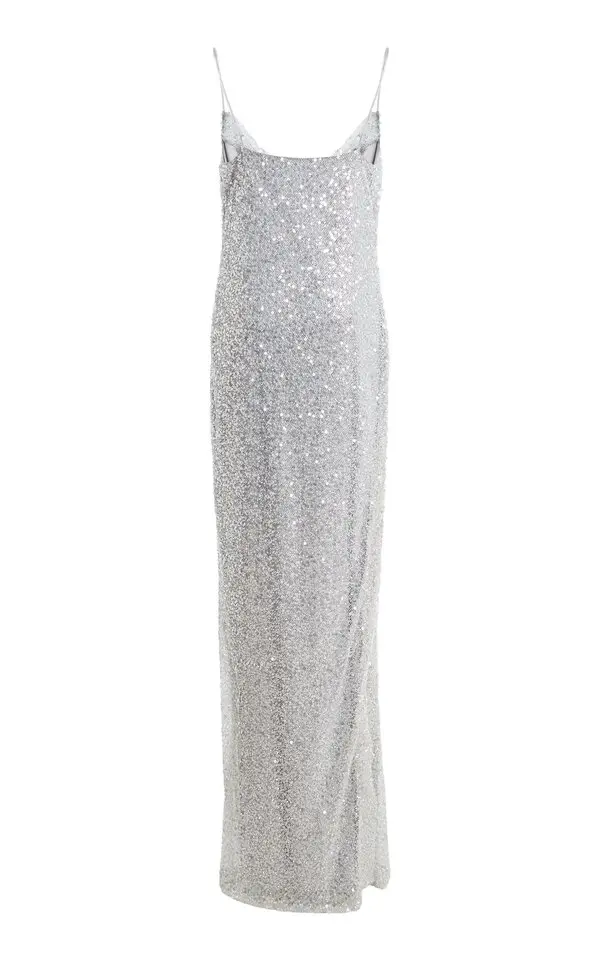Prabal Gurung Sequin Cowl Neck Slip Dress
