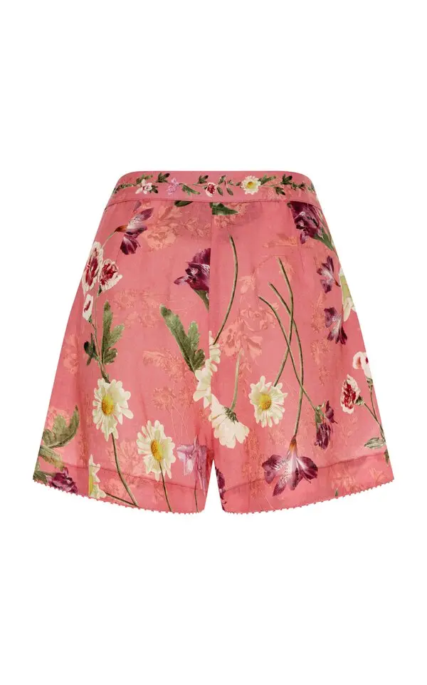 Agua Bendita Maratea Linen Mini Shorts