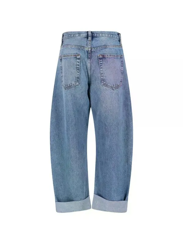 FRAME The Bubble Faded-effect Jeans