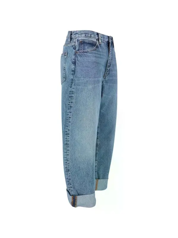 FRAME The Bubble Faded-effect Jeans