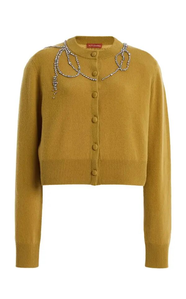 Altuzarra Gideon Cashmere Cardigan - Olive