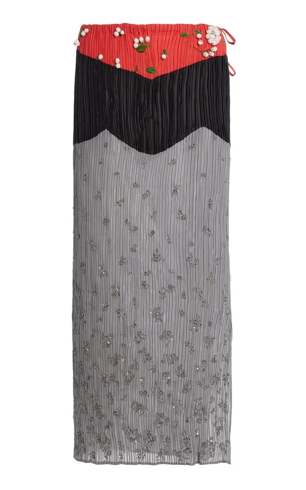 Altuzarra Zanders Embroidered Midi Skirt