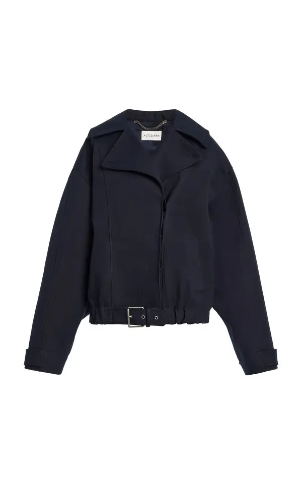 Altuzarra Carruthers Cotton Funnel-neck Coat