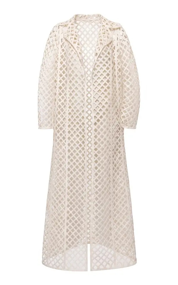 ANDRES OTALORA Loggetta Linen Cape