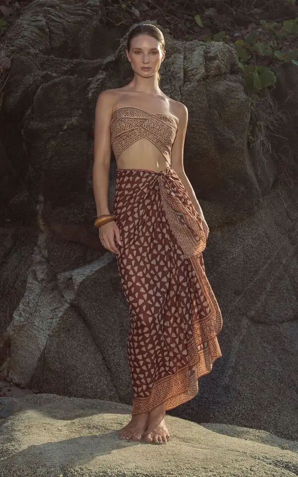 ANDRES OTALORA Islea Maxi Skirt