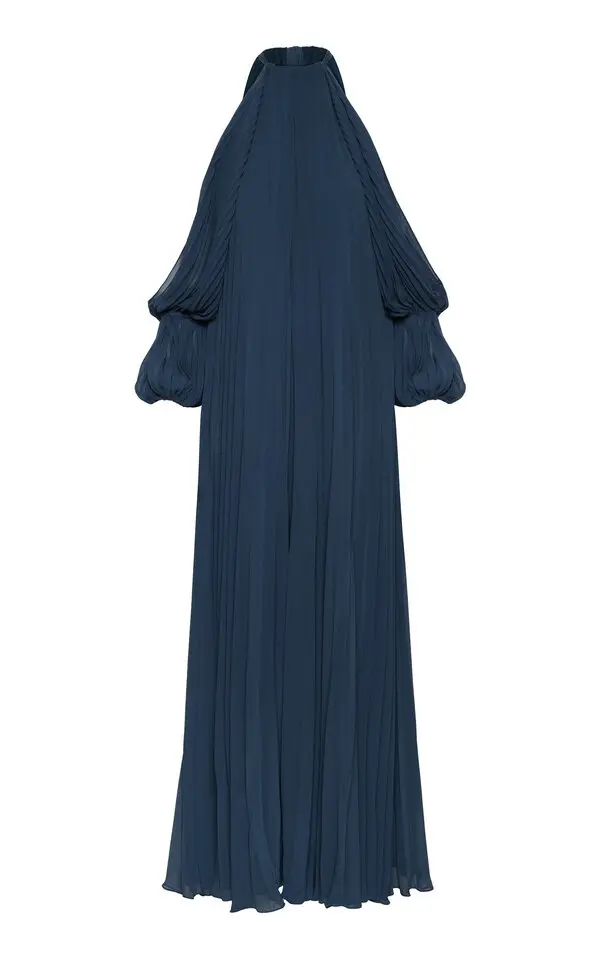 ANDRES OTALORA Eterno Verano Pleated Maxi Dress