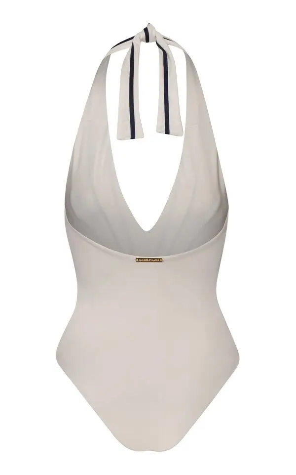 ANDRES OTALORA Pausando Halter One-piece Swimsuit