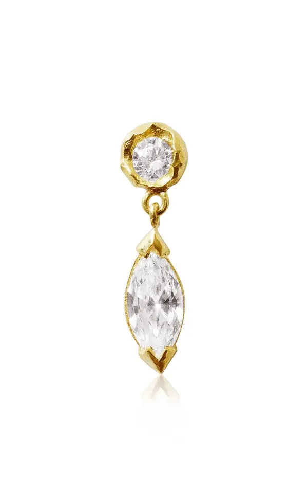 ELHANATI 18k Yellow Élise Marquise Single Earring - Gold