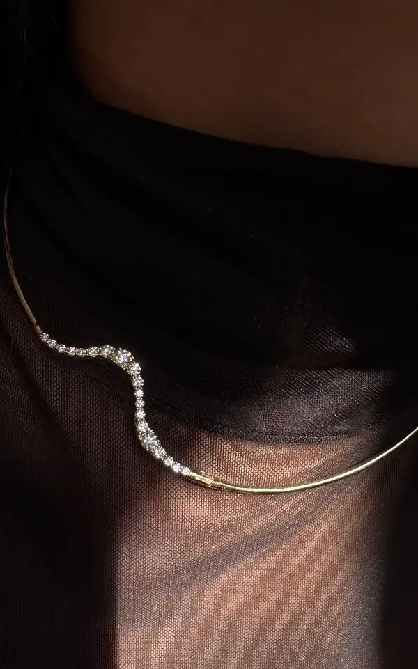 YÉ BRAND 14k Yellow Drift Collar