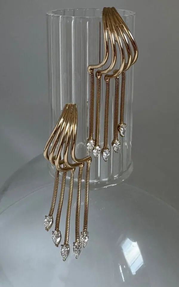 YÉ BRAND 14k Yellow Flair Earrings