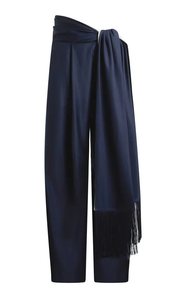 Ralph Lauren Adriel Mid-rise Virgin-wool Straight-leg Pants