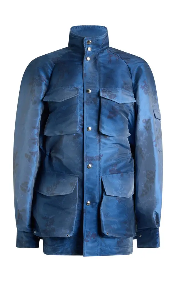 Ralph Lauren Kaylana Patch Pocket Jacquard Jacket