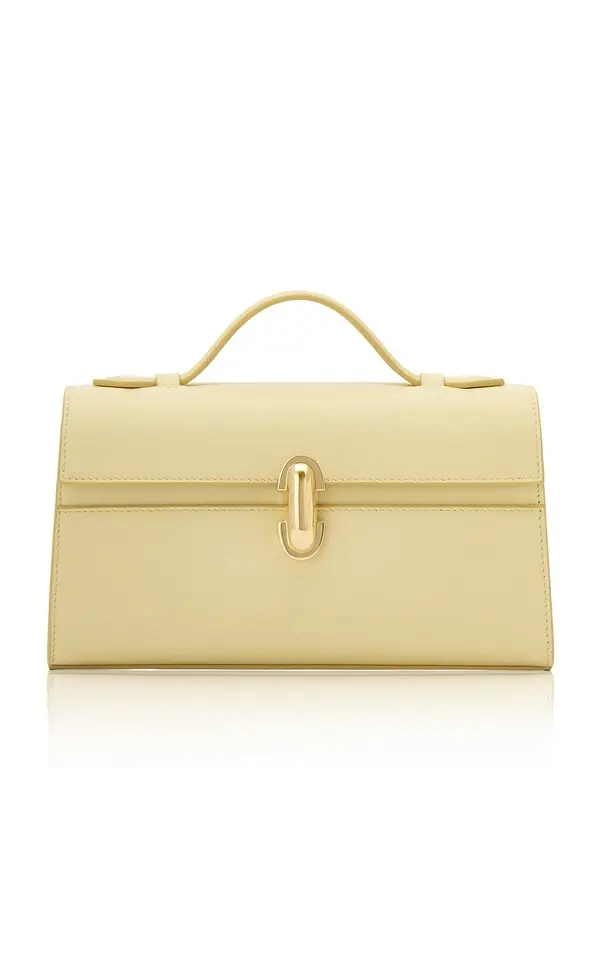 Savette Symmetry Pochette In Matte Calf Leather