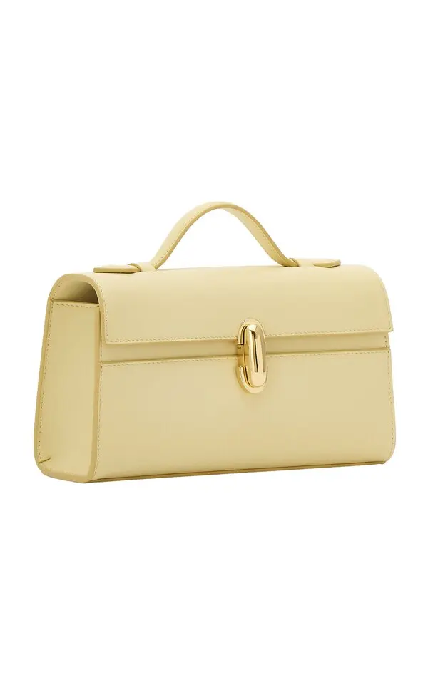 Savette Symmetry Pochette In Matte Calf Leather