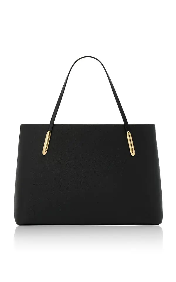 Savette Arch Shopper In Milled Calf Leather