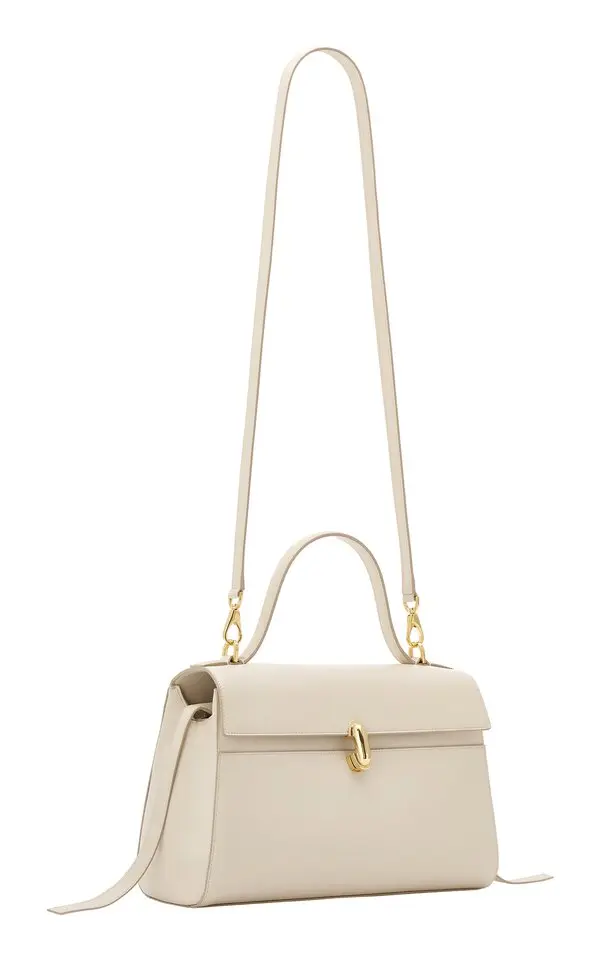 Savette Soft Symmetry In Smooth Calf Leather - Ivory