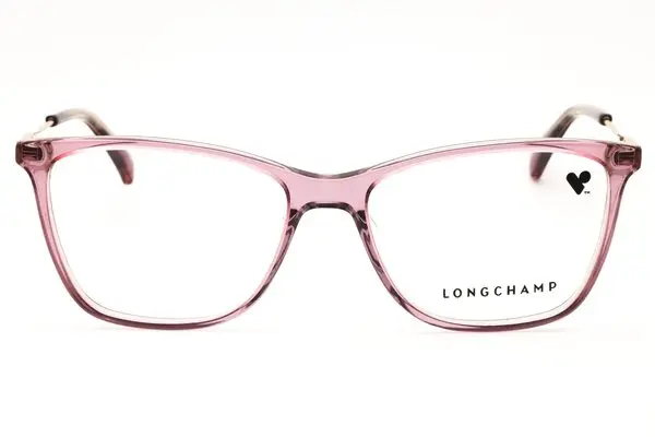 Longchamp Lo2674n Eyeglasses - Rose/clear Demo Lens