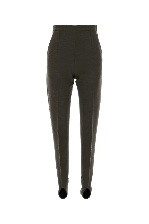 JIL SANDER Mud Stretch Wool-blend Pants