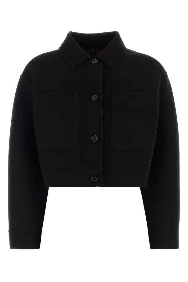 Max Mara Reversible Wool Blend Utopia Jacket