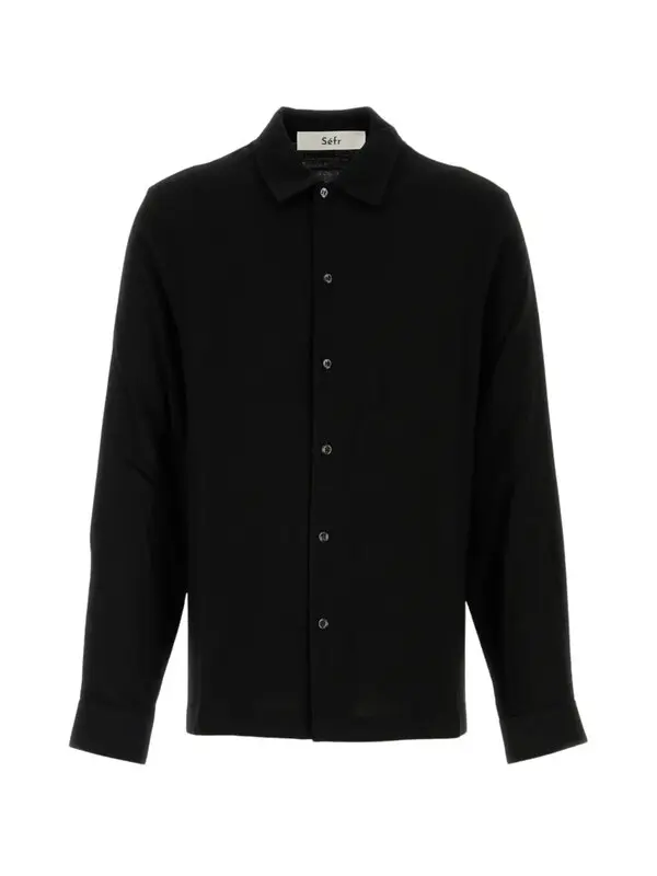 Séfr Mini Crepe Shirt For