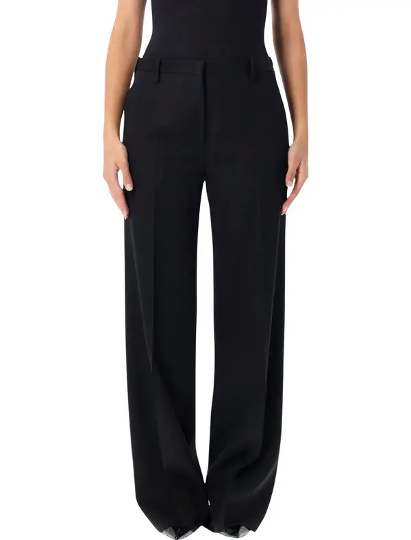 Fendi High-waist Wide-leg Trousers