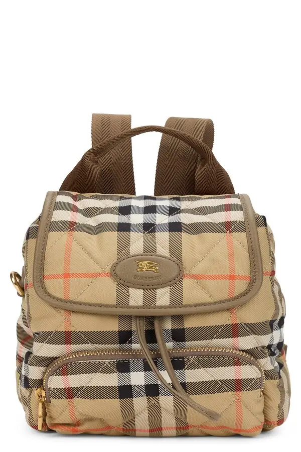 Burberry Checkered Backpack