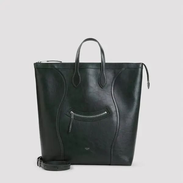 Celine Medium Basket Vertical Leather Tote Bag 30cm H 37cm D 10cm