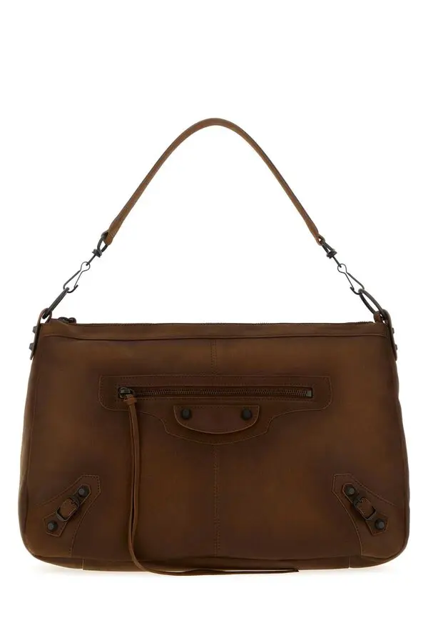 Balenciaga City Moto Bag - Caramel