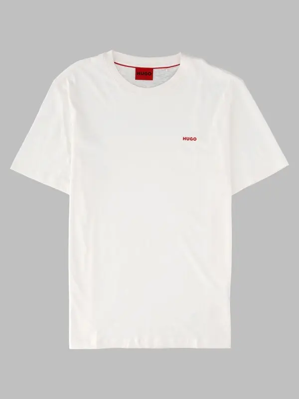 Hugo Cotton T-shirt With Logo Graphic