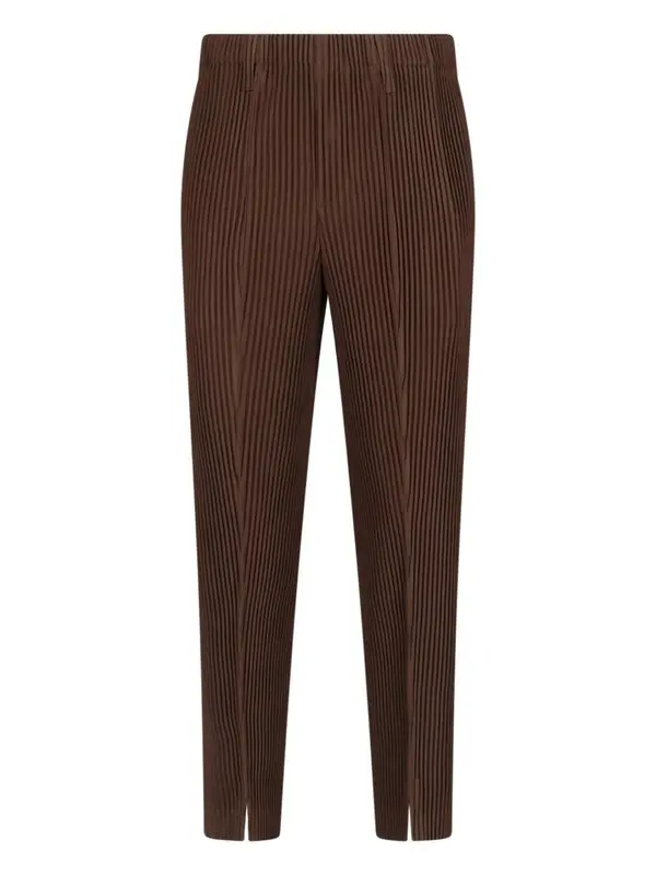 Issey Miyake Homme Plissé Pleated Polyester Trousers