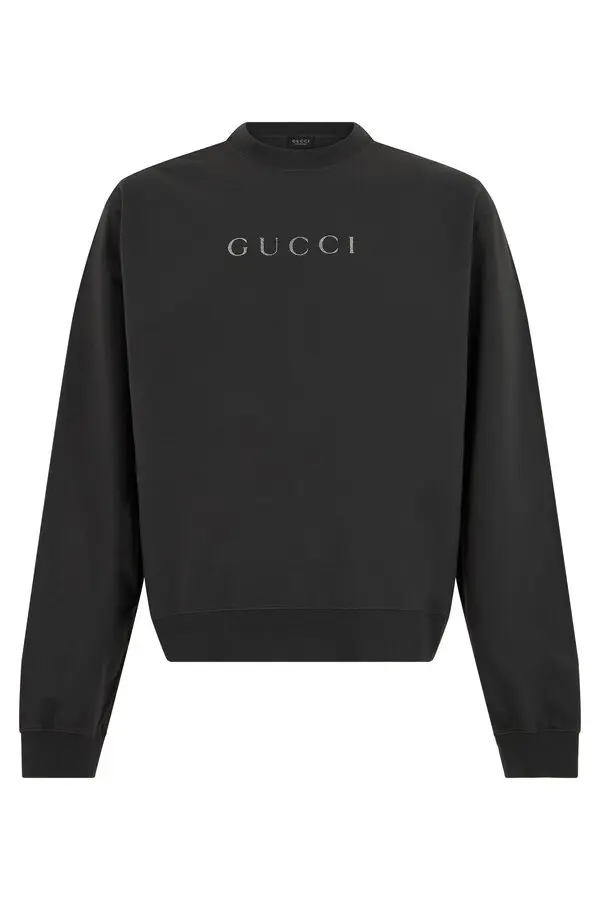 Gucci Logo Knit Sweater With Minimal Design