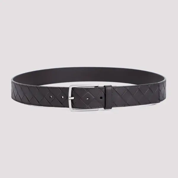 Bottega Veneta Bottega-style Intrecciato Leather Belt For