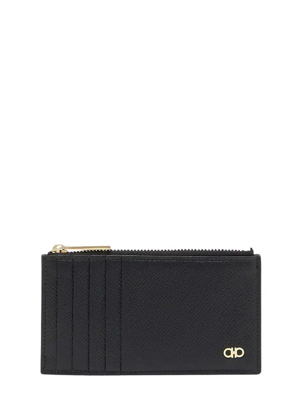 FERRAGAMO Leather Wallet In 100% Calfskin