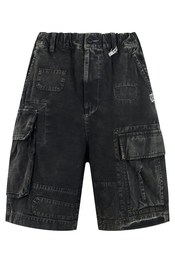 Mihara Yasuhiro Cargo Denim Shorts For