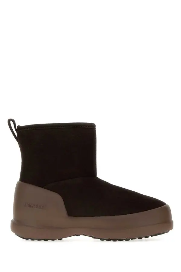 Moon Boot Mezzaluna Mid Ankle Suede Mini Boots