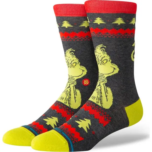 Stance Grinch Sweater Crew Socks