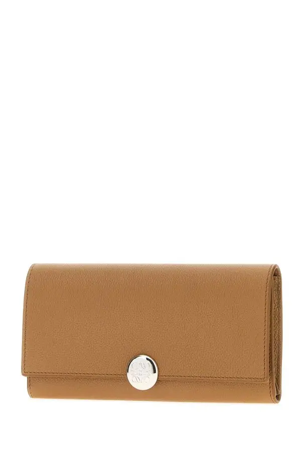 Loewe Camel Leather Wallet
