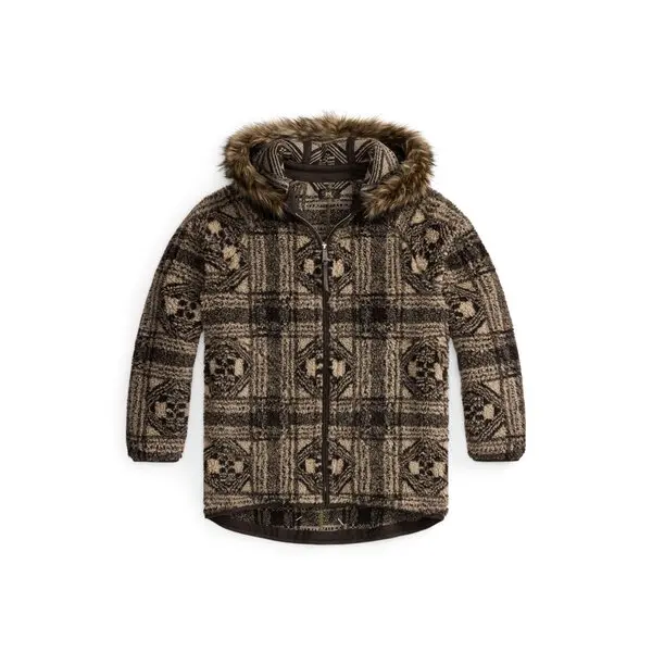 Ralph Lauren Faux-fur-trim Fleece Jacket