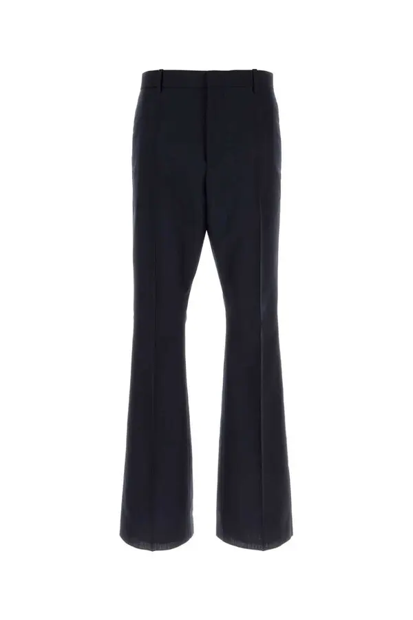 JIL SANDER Navy Wool Blend Pant