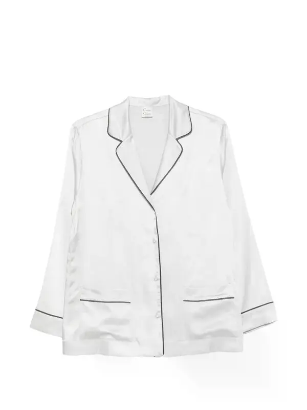 Carine Gilson Piping-detail Pajama Top