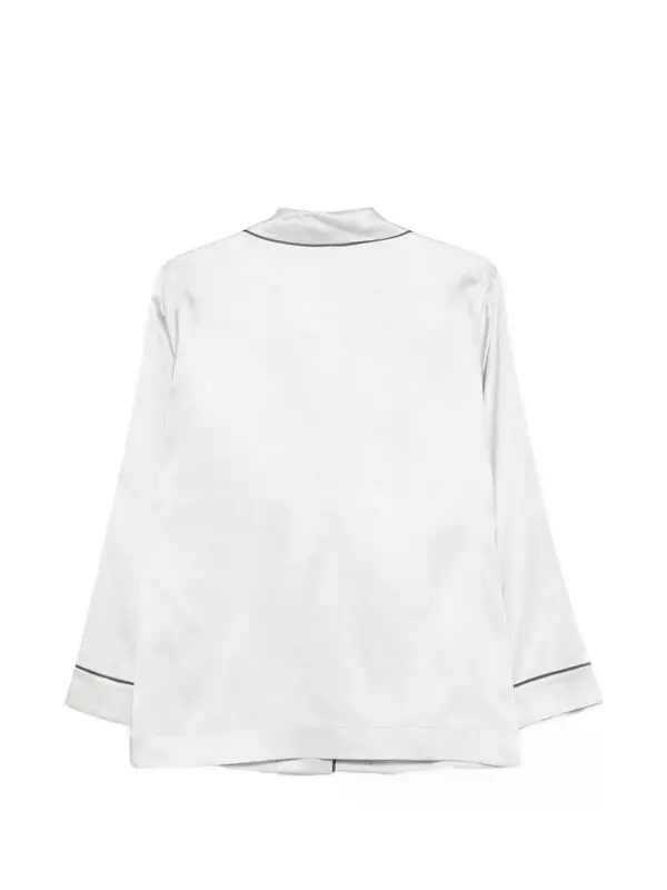 Carine Gilson Piping-detail Pajama Top