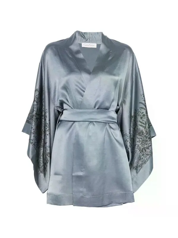 Carine Gilson Butterfly-sleeve Robe
