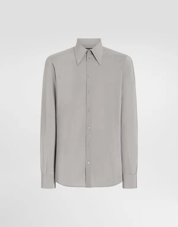 Dolce & Gabbana Gold Silk Shirt
