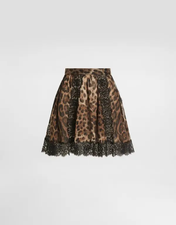 Dolce & Gabbana Leo- Chiffon Skirt - Print