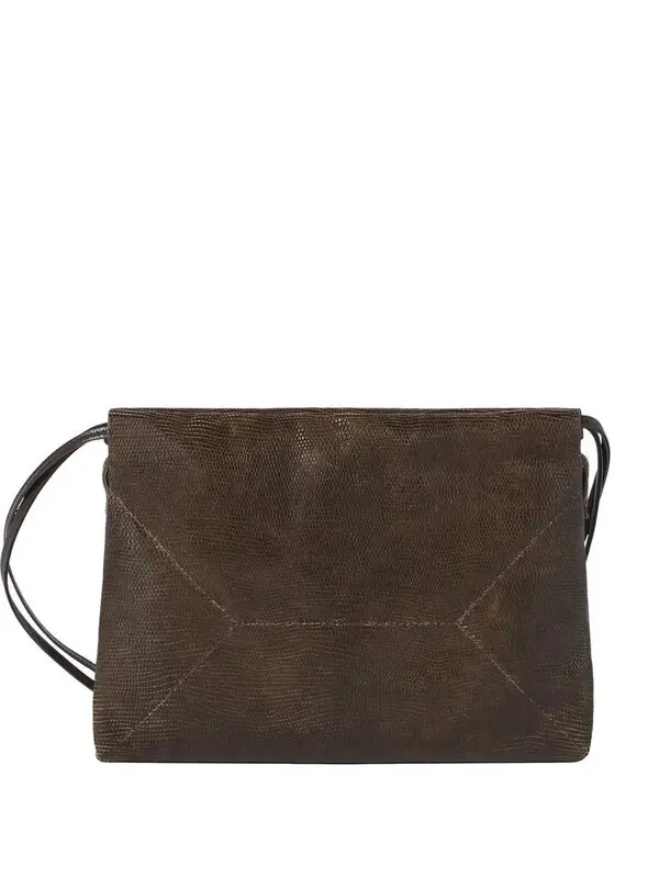 Brunello Cucinelli Lizard Print Bag - Brown