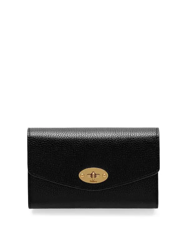 Mulberry Medium Darley Wallet - Black