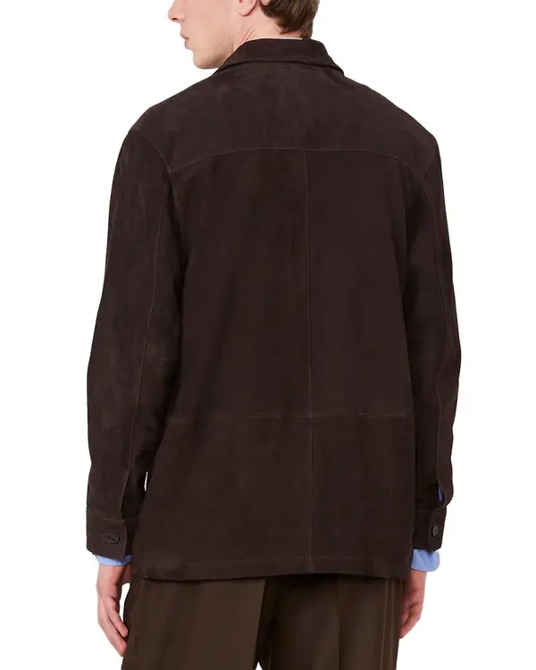 Officine Générale Silvio Suede Leather Jacket