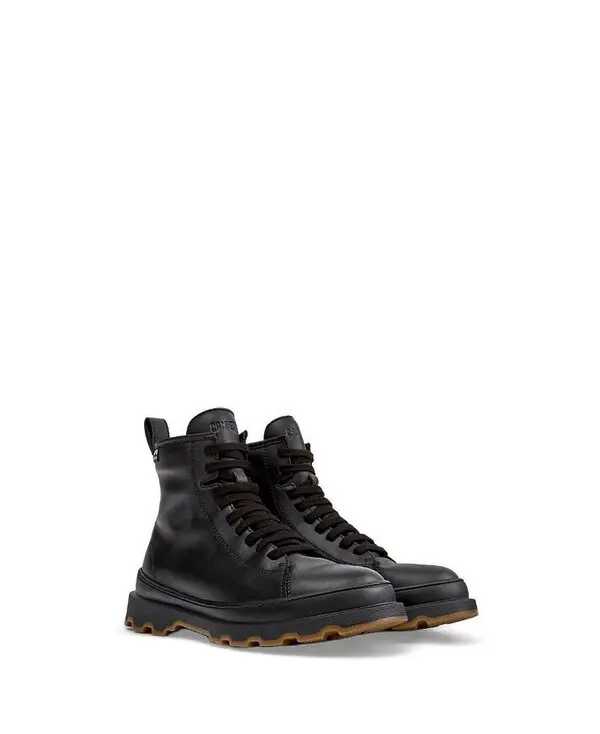 Camper Brutus+ Leather Ankle Boots