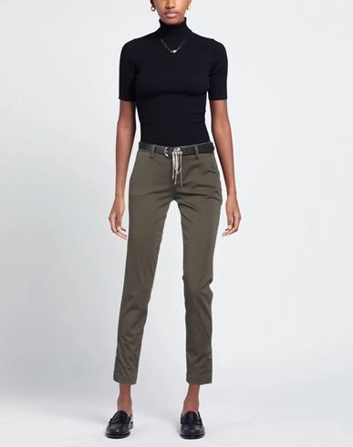 Liu Jo Pants Military Size Cotton, Elastane